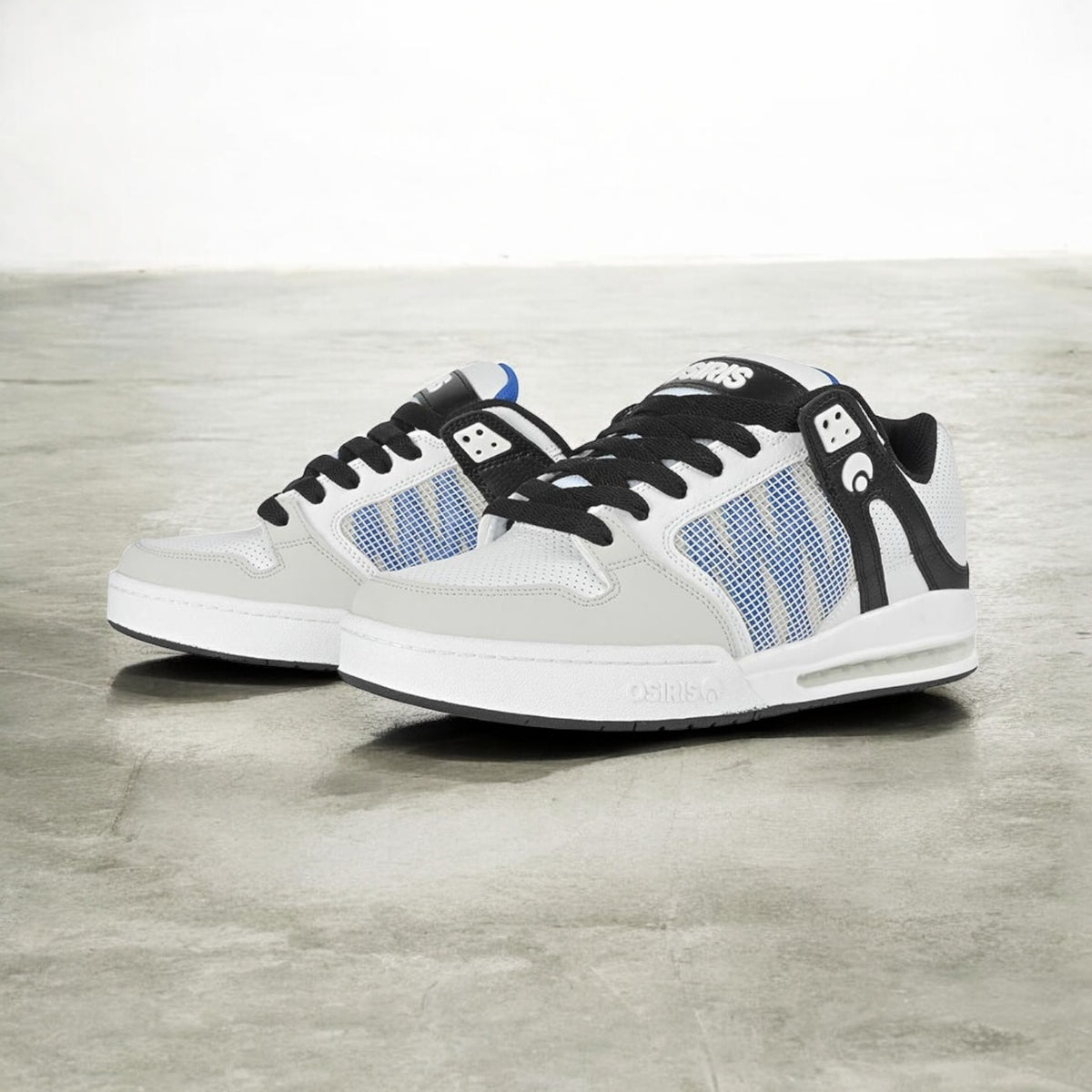 Tenis Osiris Pixel White Black Blue – Warehouse Footwear