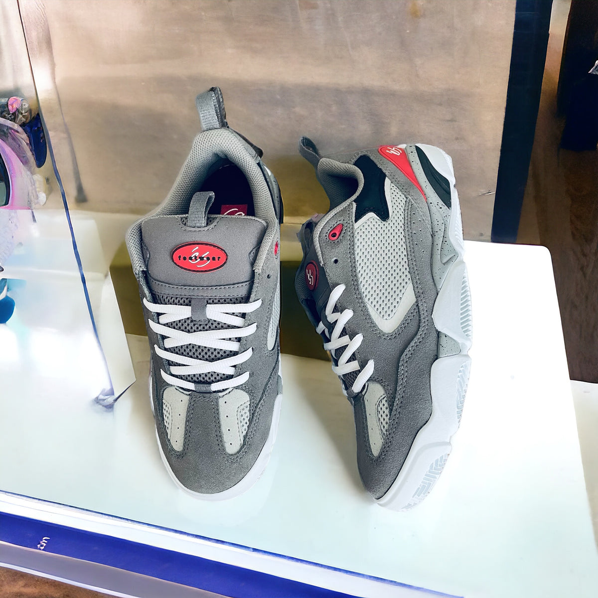 Tenis éS Quattro Plus Grey Red – Warehouse Footwear