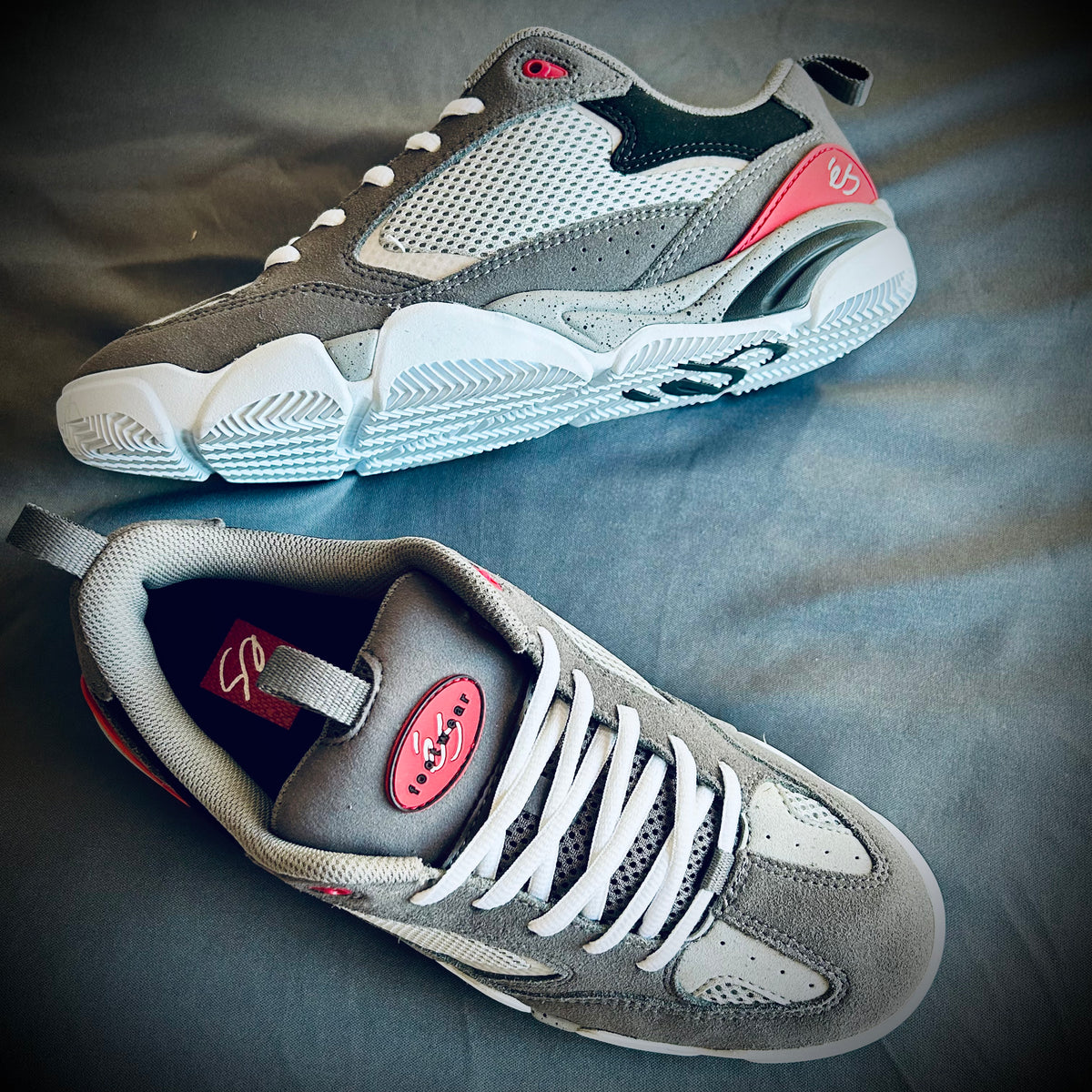 Tenis éS Quattro Plus Grey Red – Warehouse Footwear